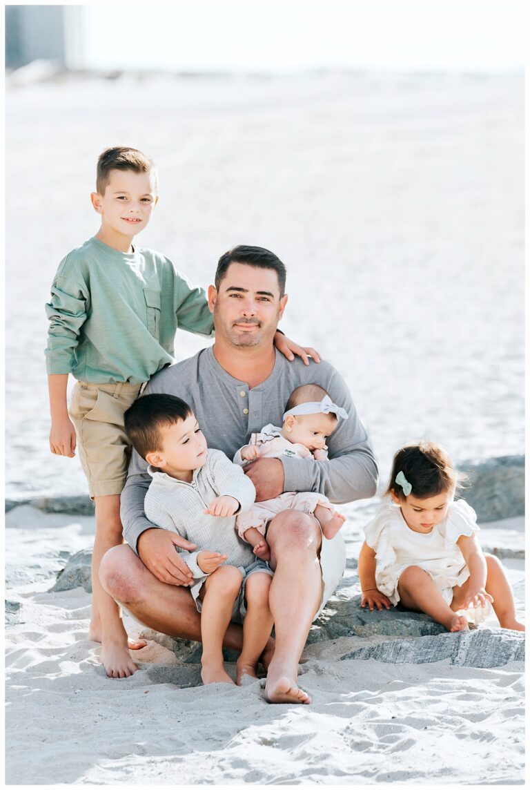 Morning Family Photos | Long Beach - Leslie Levine Photography
