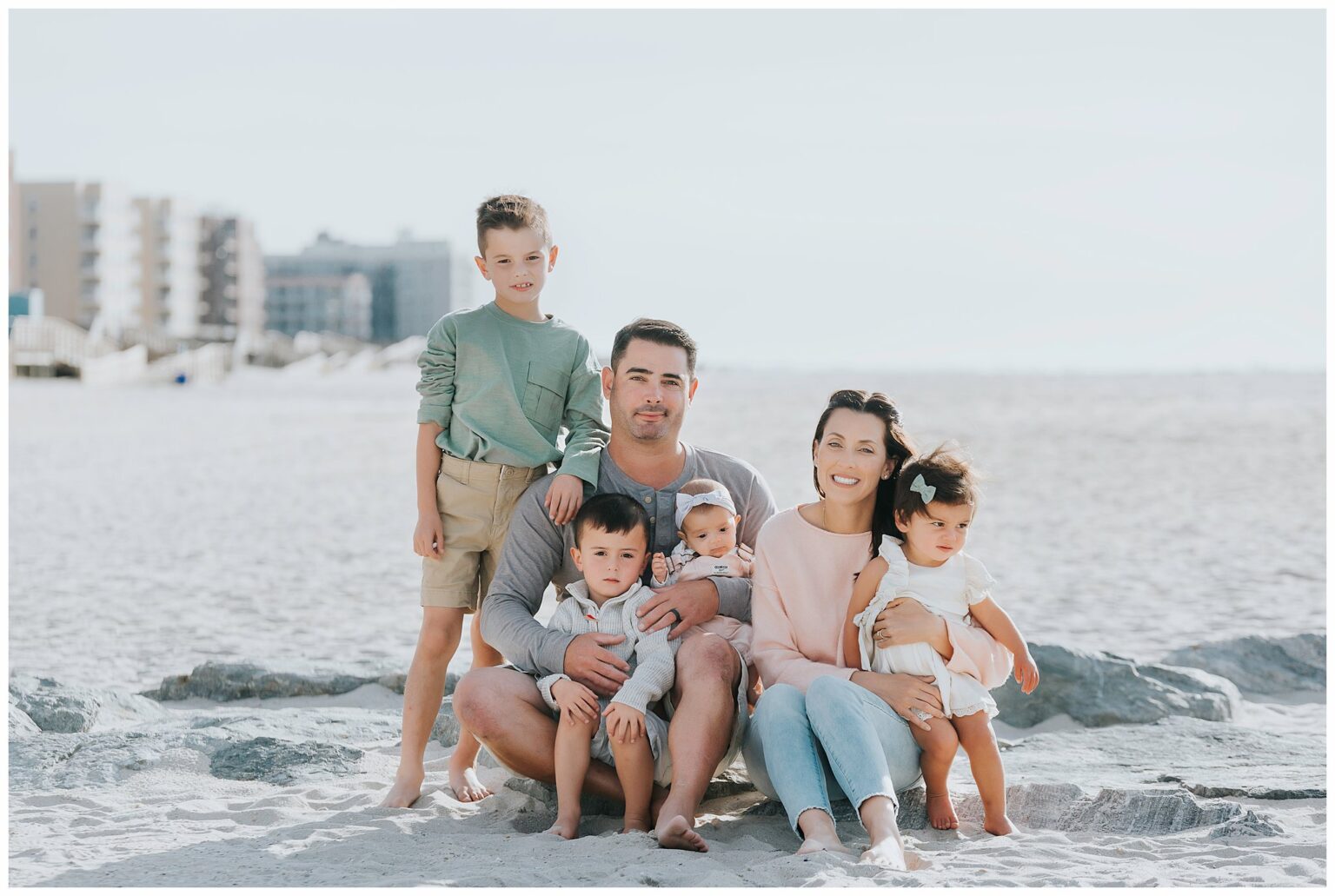 Morning Family Photos | Long Beach - Leslie Levine Photography